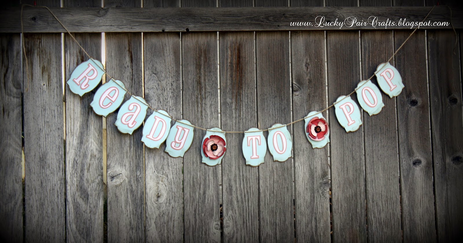Lucky Pair Crafts: Ready to Pop, a Poppy themed Baby Shower