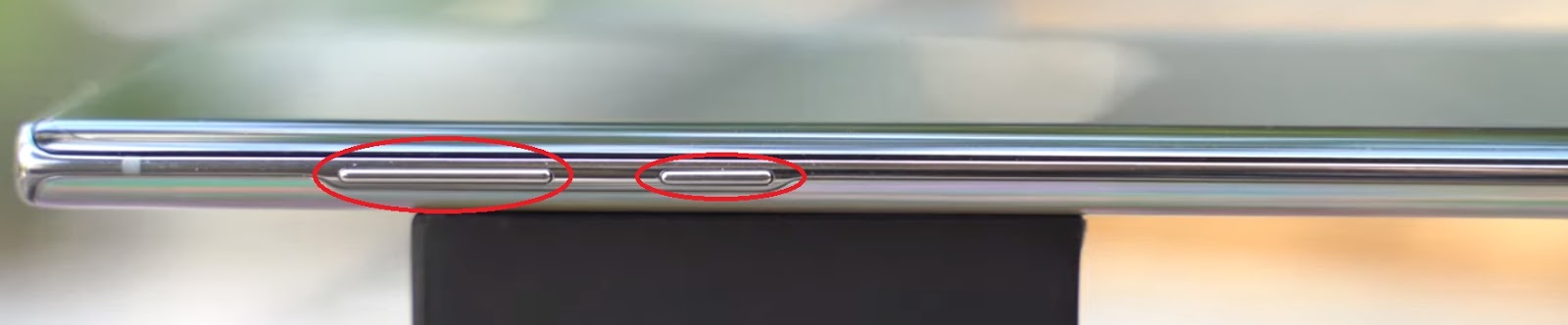 Galaxy Note 10 Plus power button