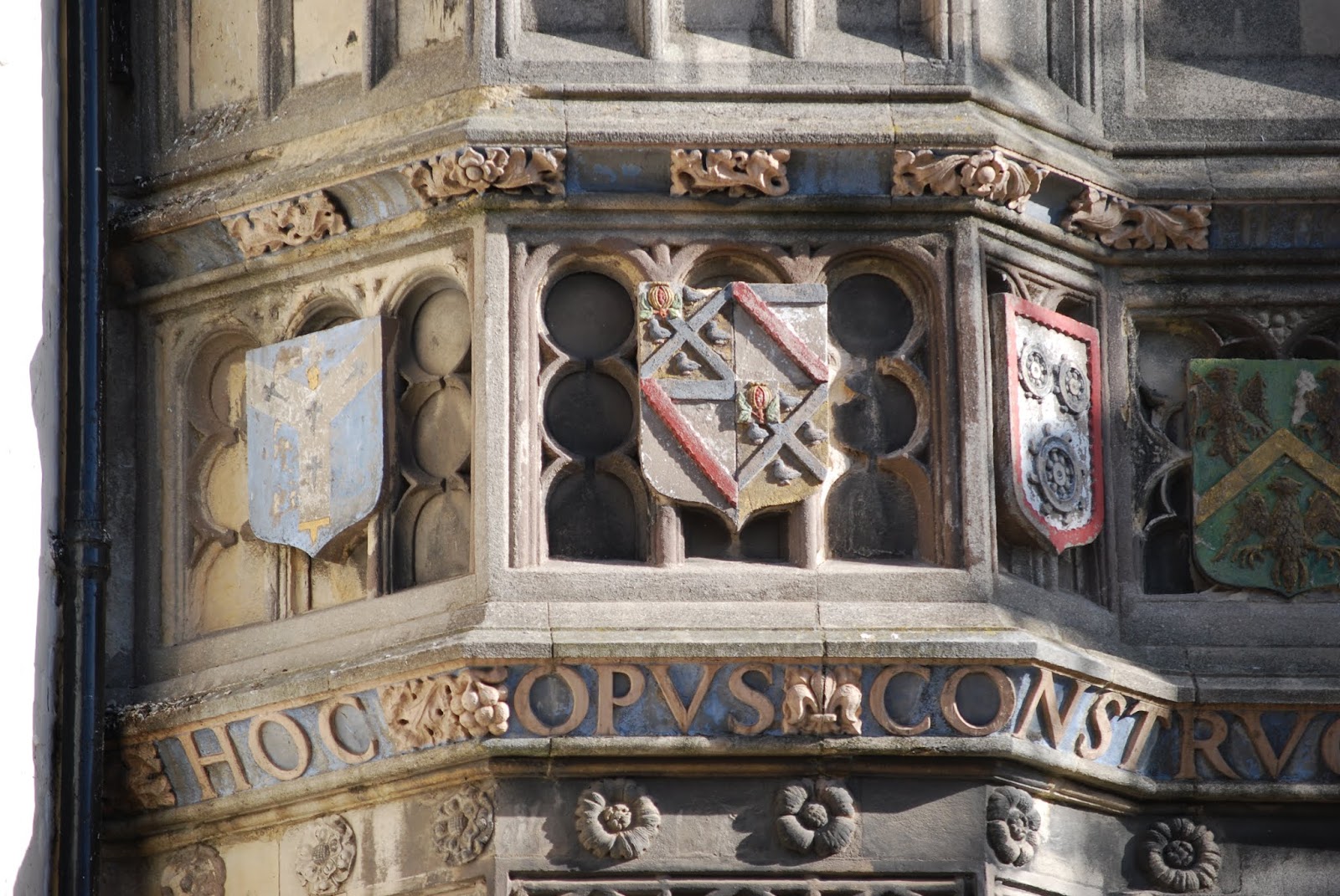 Heraldry: Heraldry on Christ Church Gate, Canterbury