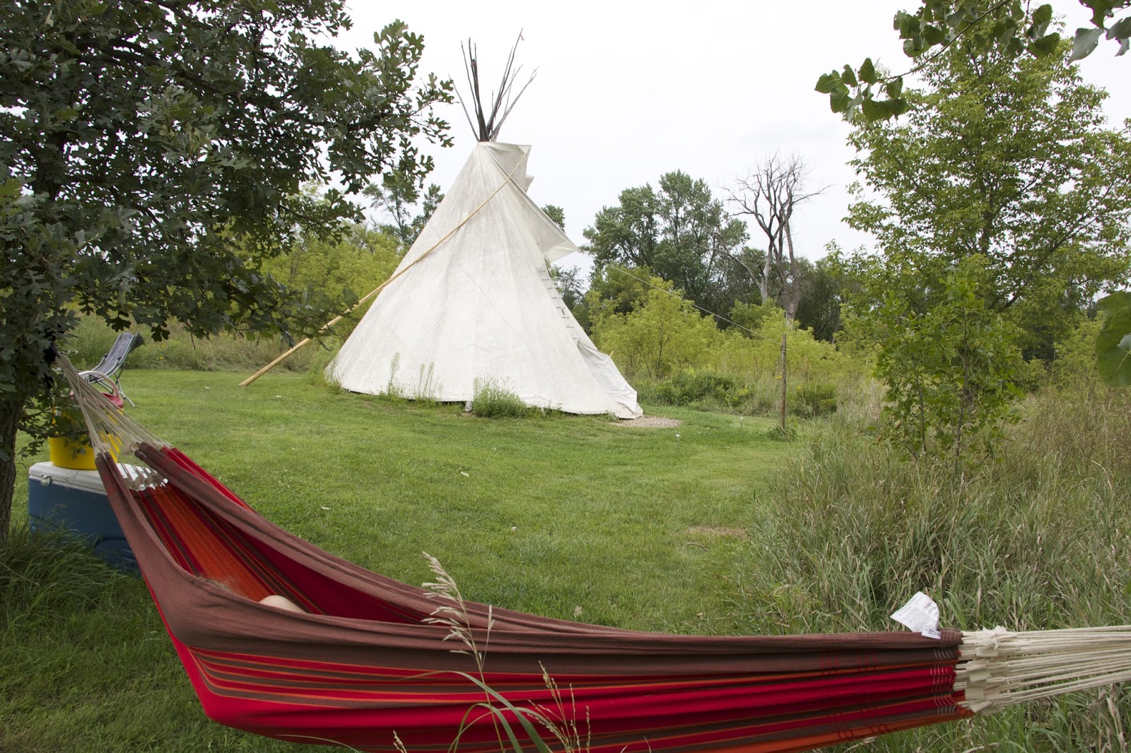 Russman's spot: Tipi Camping at Upper Sioux Agency State Park