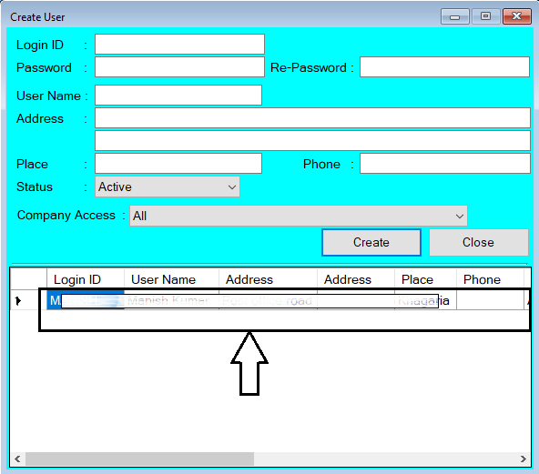 Create & Permission For User Help Guide