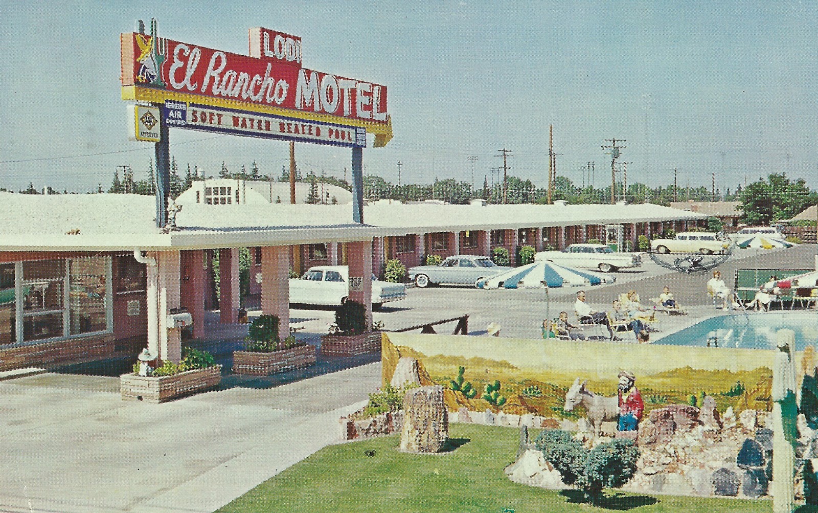 The Postcard Motel: El Rancho Motel - Lodi, CA