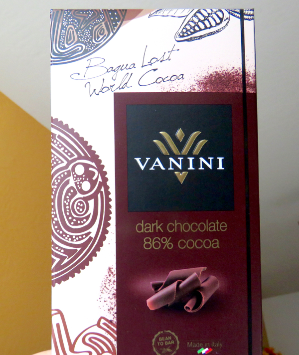 Chocolate Banquet: Vanini - Dark Chocolate 86% bar - Nov. 21, 2016