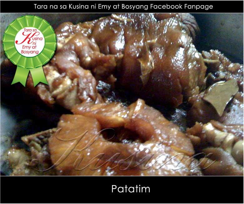 Kusina NI Emy at Bosyang: PATATIM