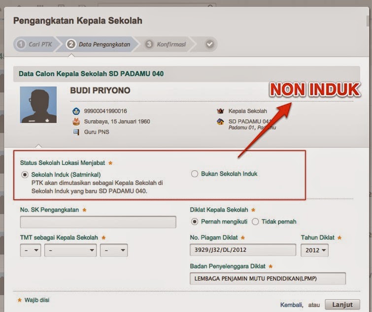 Panduan Pengangkatan Pelaksana Tugas (PLT) Kepala Sekolah di Padamu ...