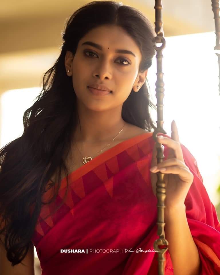 Actress Dushara latest photos images stills - MoviesCluster