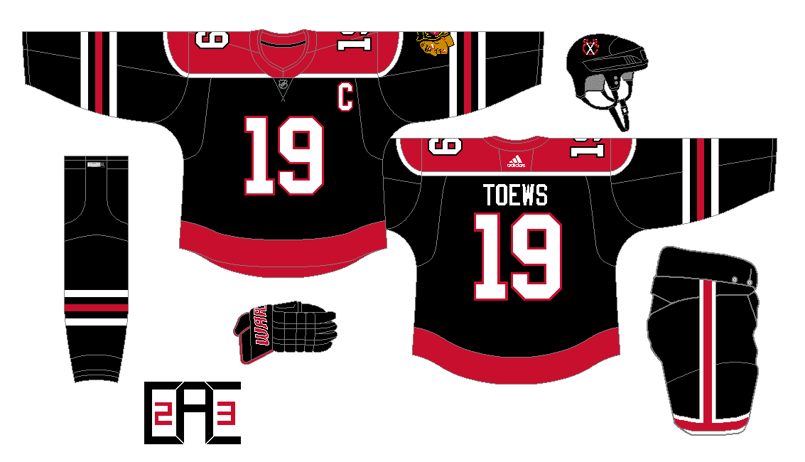 Blackhawks Reverse Retro Prediction - Concepts - Chris Creamer's Sports ...