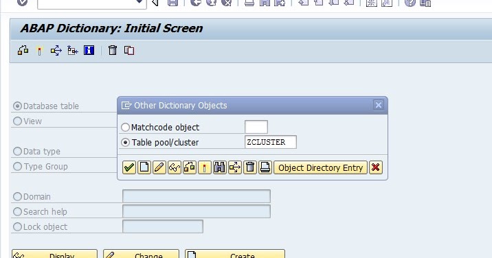 Cluster Table ~ Sap Tutor