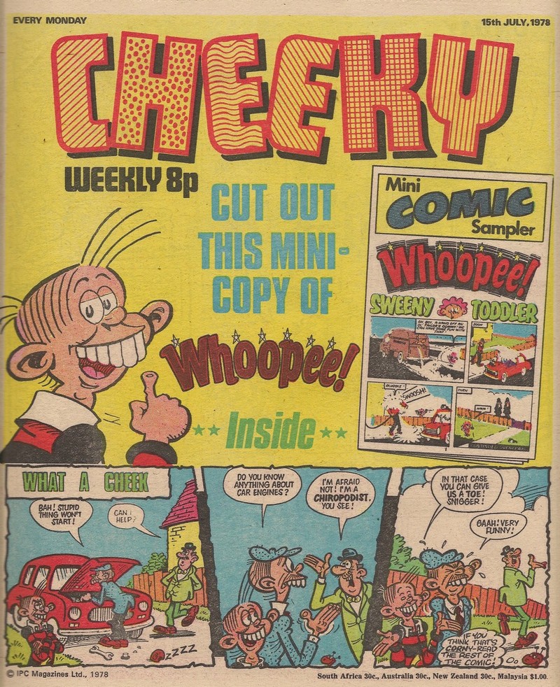 Cheeky Weekly: Cheeky Weekly cover date 15 July 1978