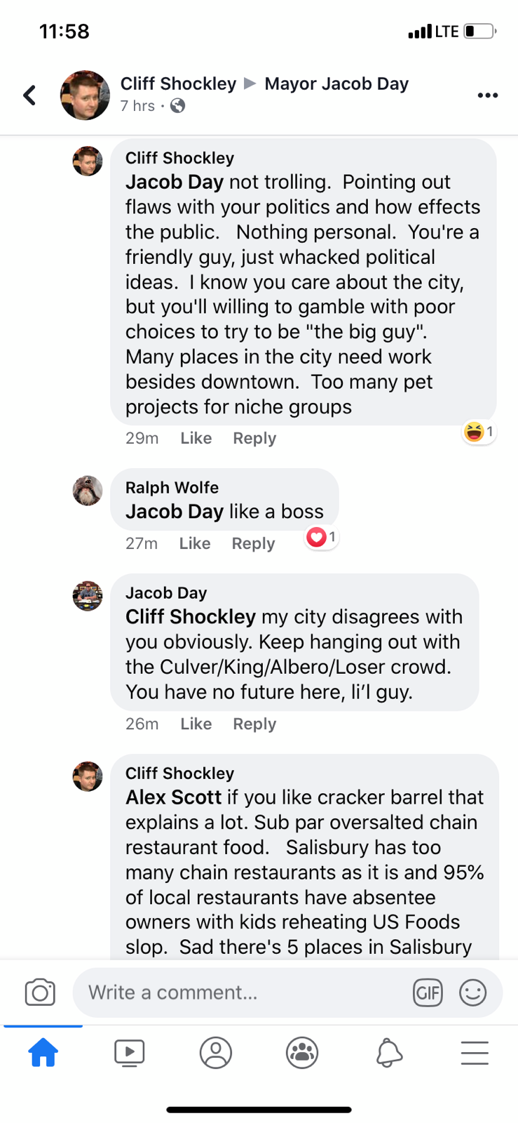 Salisbury News: Salisbury Maryland Mayor Jake Day Calls Me A Loser On ...