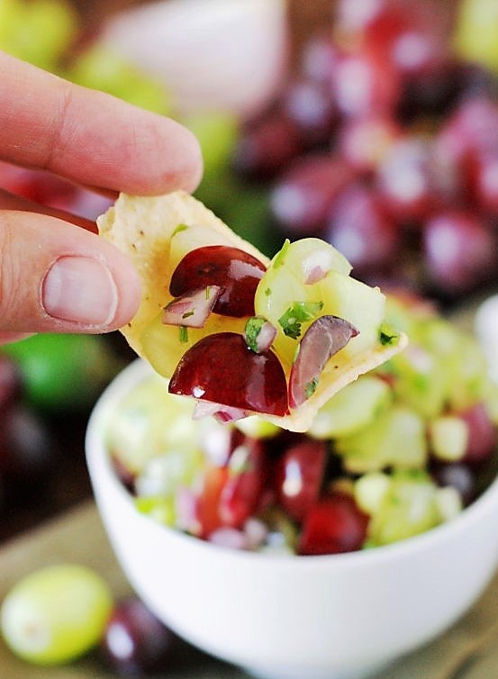 Grape Salsa ... great for chips, chicken or fish! | The Kitchen is My ...