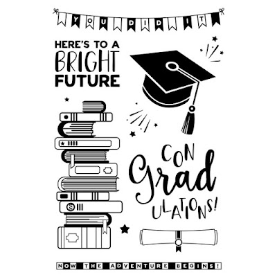 Krista's Crafty Corner: Joyful Stars Blog Hop - Con-GRAD-ulations card