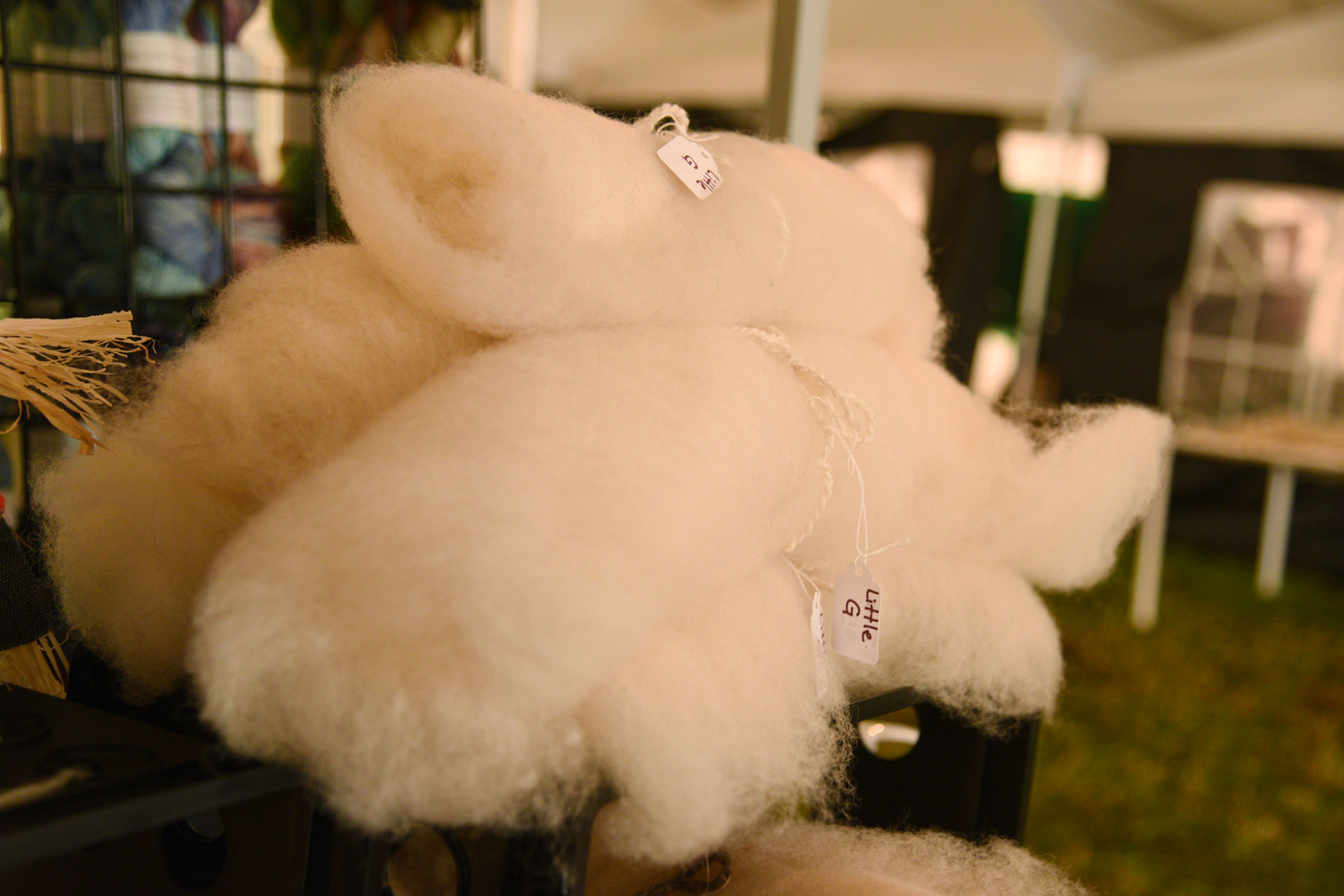 Ky Wool Festival Sheep and Wool Tent