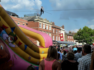 Devizes Days in Words and Pictures 2015: Monday's Devizes Street Festival.