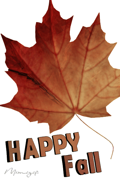 Mimi Gif: Happy Fall