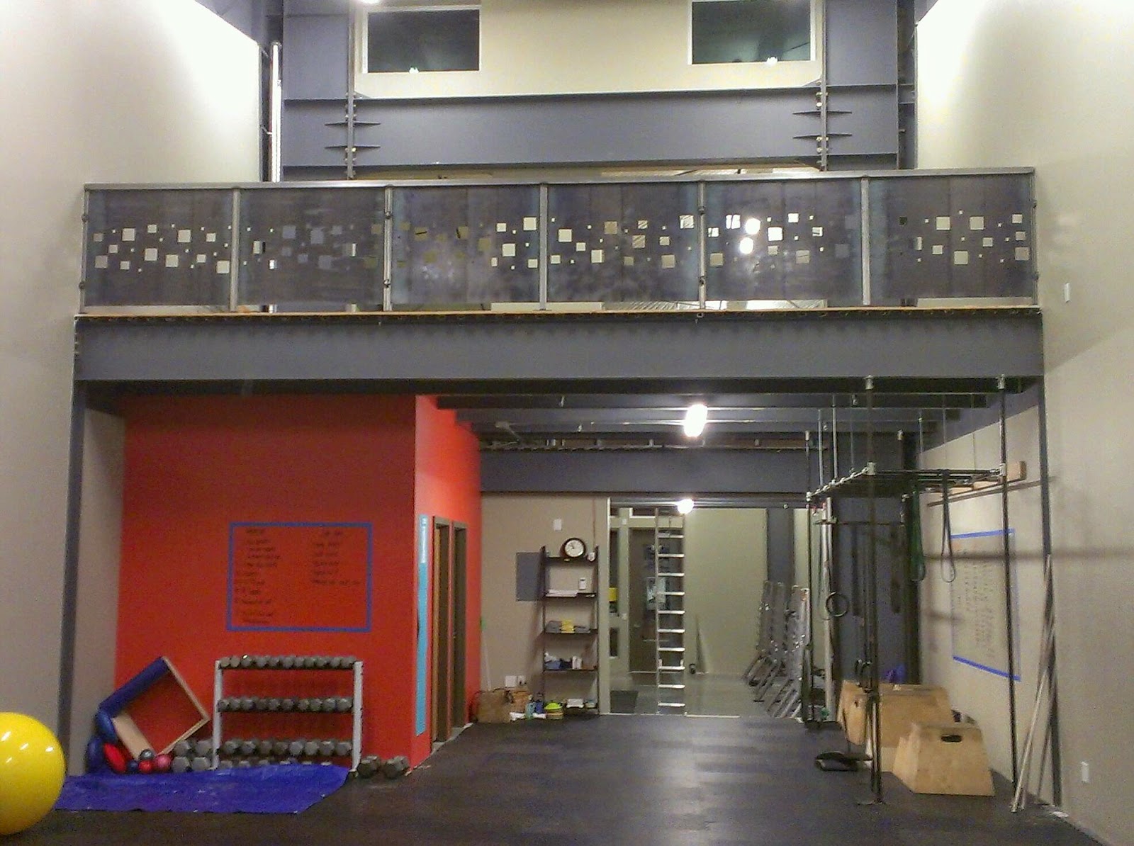 metalbox industrial designs: Mezzanine Railing