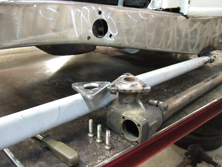 Candy's Hot Rod Supply: Ford F1 Steering Box, Installed In A "33 Ford Frame