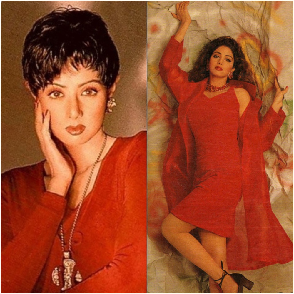 Sridevi: Sridevi: Woman in Red: 90s Bollywood Fashion