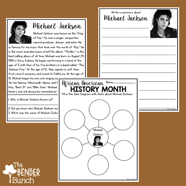 The Bender Bunch: Modern Day African American History Month Unit