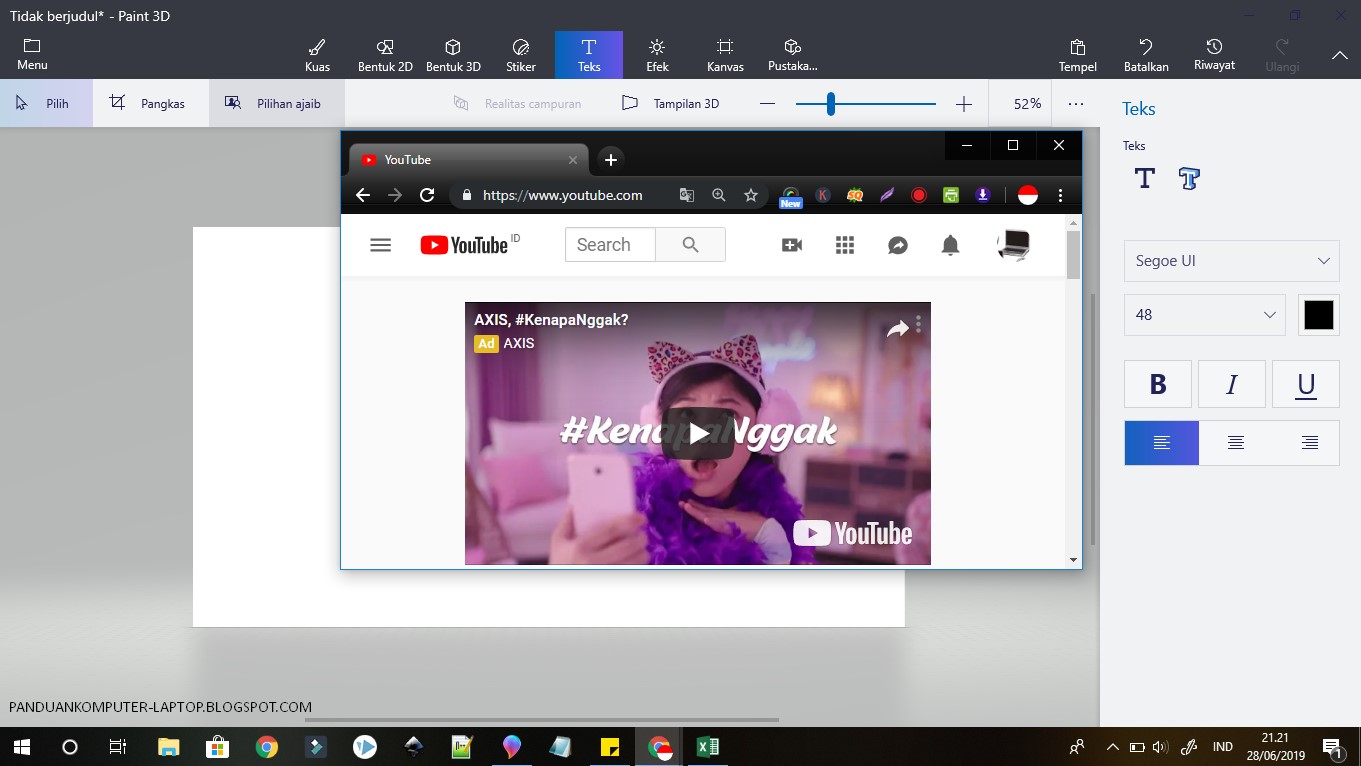 Cara Screenshot di Komputer PC dengan Mudah - Tulisan Giovanne