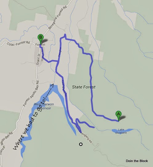 Doin' The Block: Day 27 – 2/1/14 - Wye River -> Forrest Vic