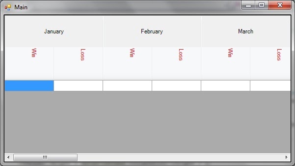 C# Programming: Merged Column Headers and Vertical Column Text in ...