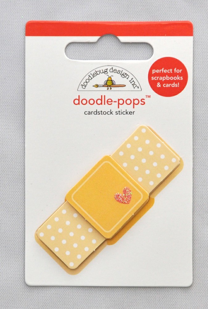 Rhinestones and Ribbon: Doodlebug Create-A-Card "Get Well Soon"