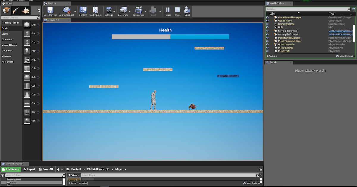 My First 2D Game in UE4: The enemies | OnlineDesignTeacher