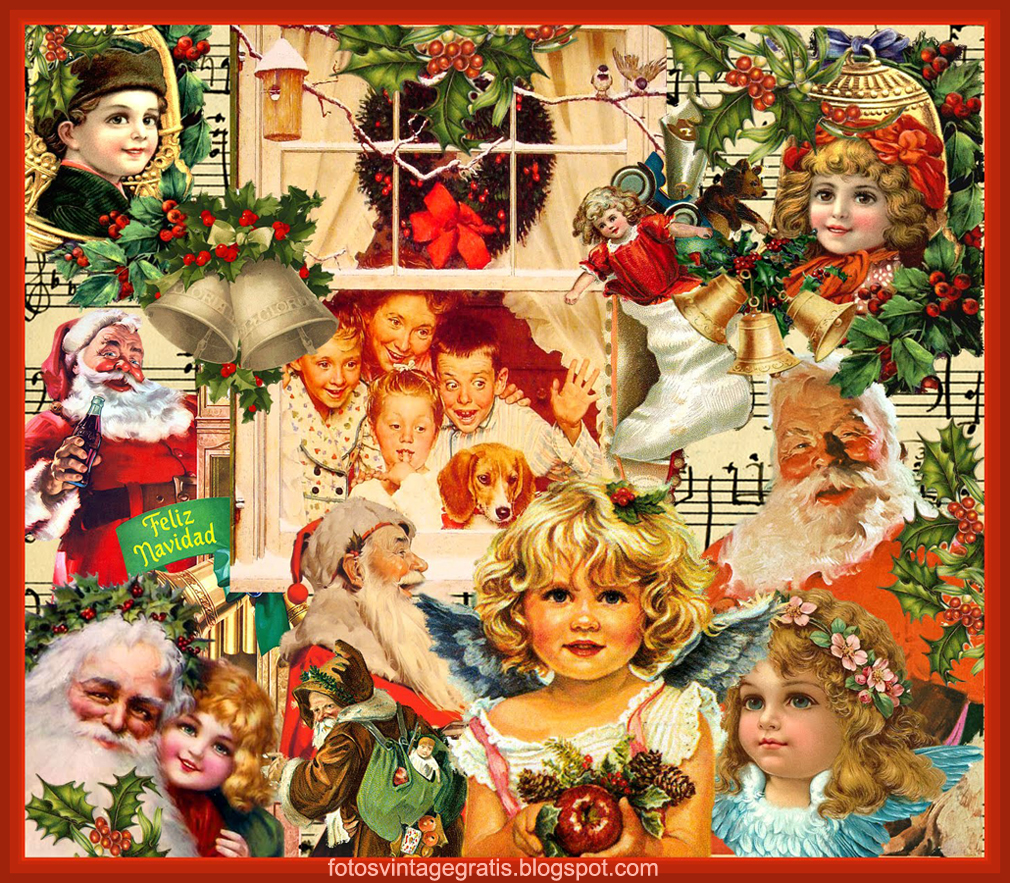 Imágenes vintage gratis / Free vintage images: Navidad vintage