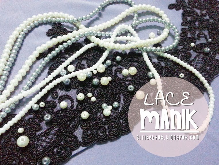Belajar Jahit Lace dan Manik | Siti Kektus