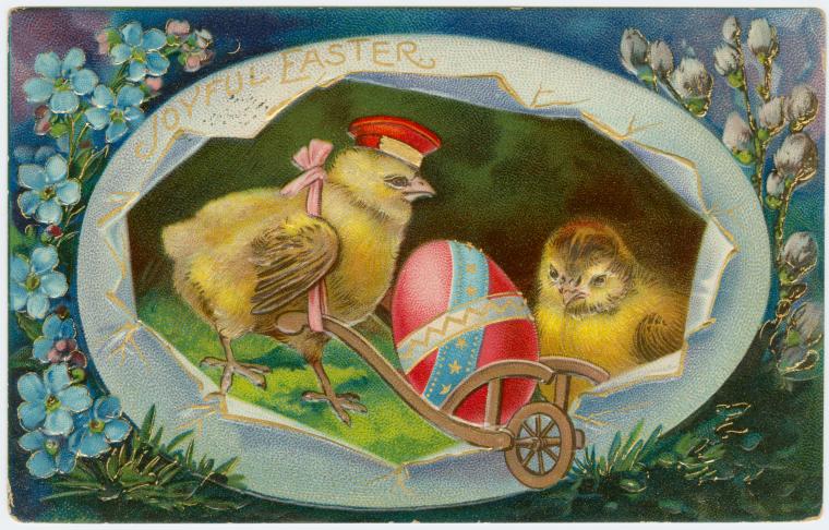 Feathers and Flowers: Old-fashioned Easter greetings