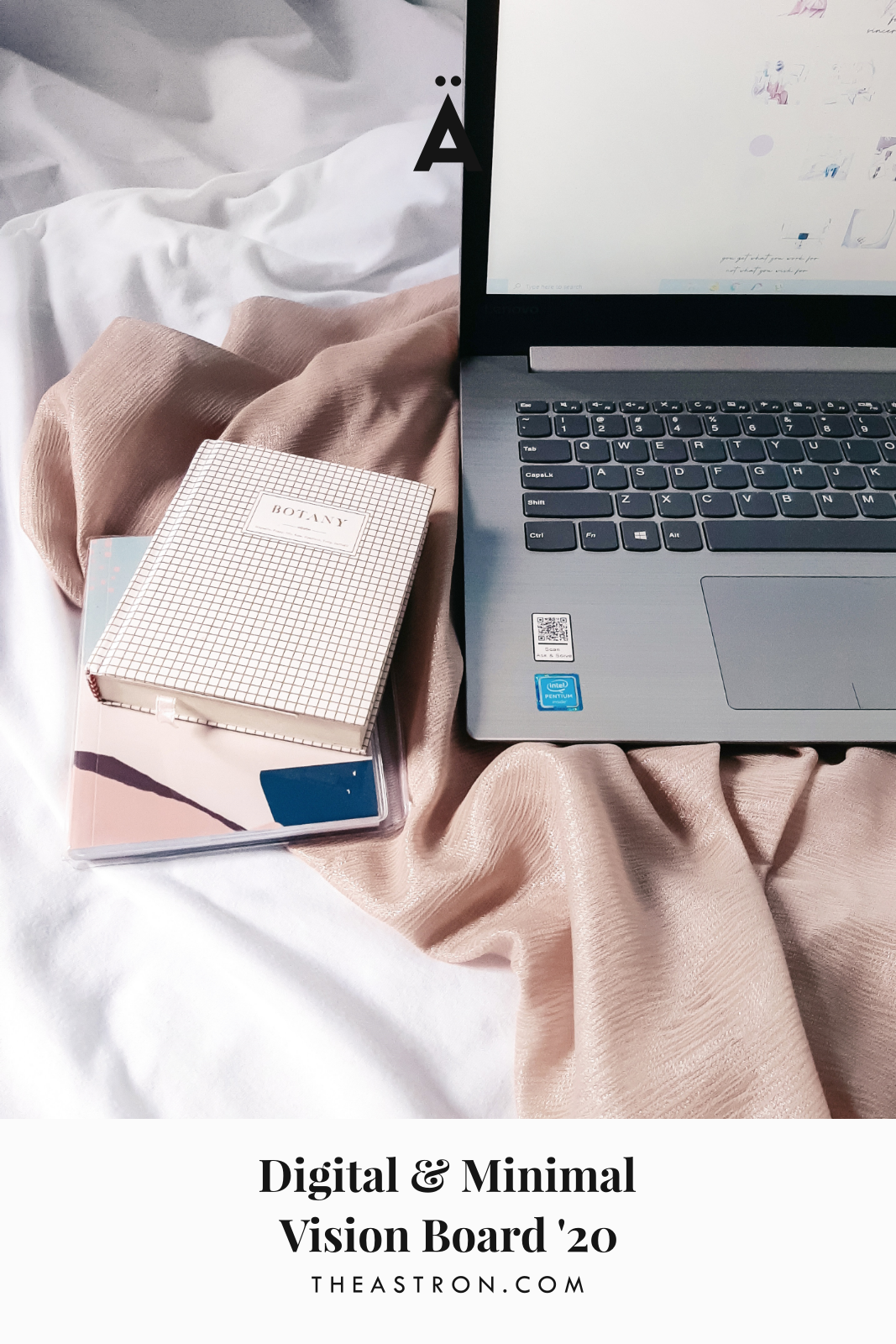 Digital & Minimal Vision Board '20