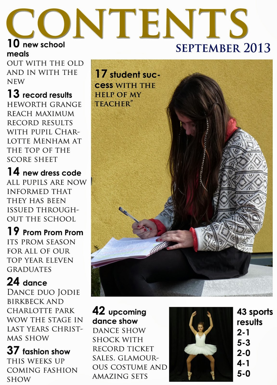 Jodie Birkbeck's media blog: School magazine