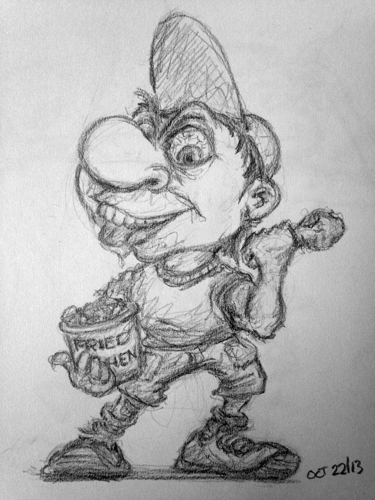 Stephen Lawson's Drawing on Inspiration: Craving Fried Chicken