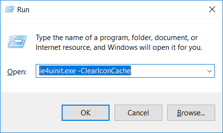 How-To:: Clear icon cache in windows 7/8/10