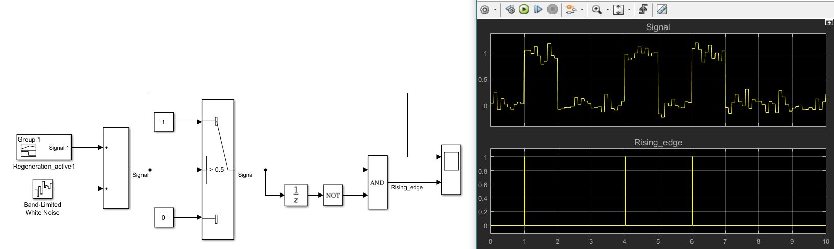 MATLAB-Simulink tutorials: [Example] Creating a rising edge, falling ...