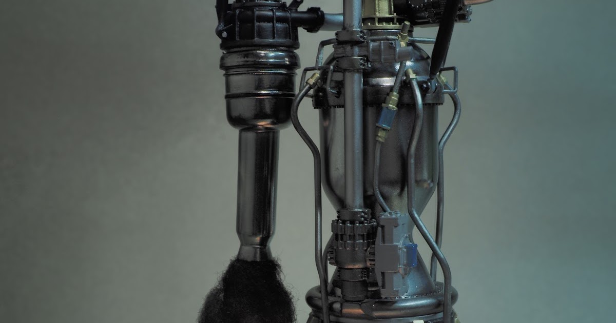 Hugo's Little Corner: Ignition! 1/12 SpaceX Merlin 1C