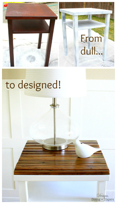 Upcycle: Side table distress! | the ReFab Diaries