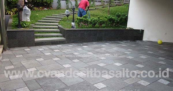 Batu Alam Buat Lantai Teras Rumah