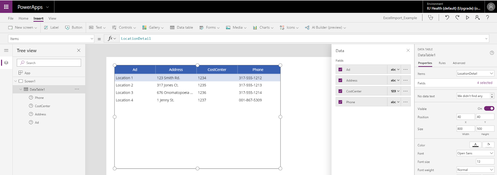 Persnickety about PowerApps: Importing Excel data into PowerApps