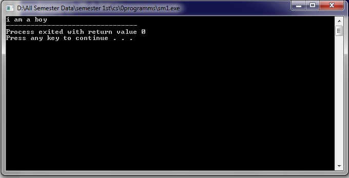 Simple program in c for beginner