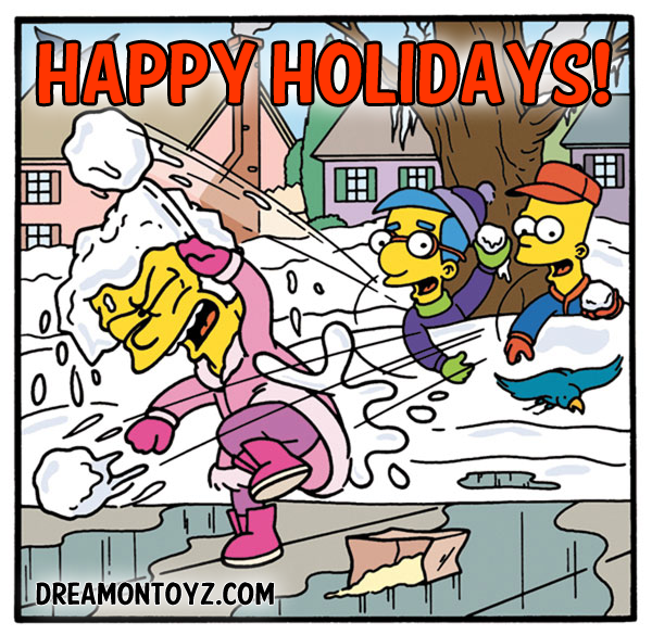 FREE Cartoon Graphics / Pics / Gifs / Photographs: The Simpsons holiday ...