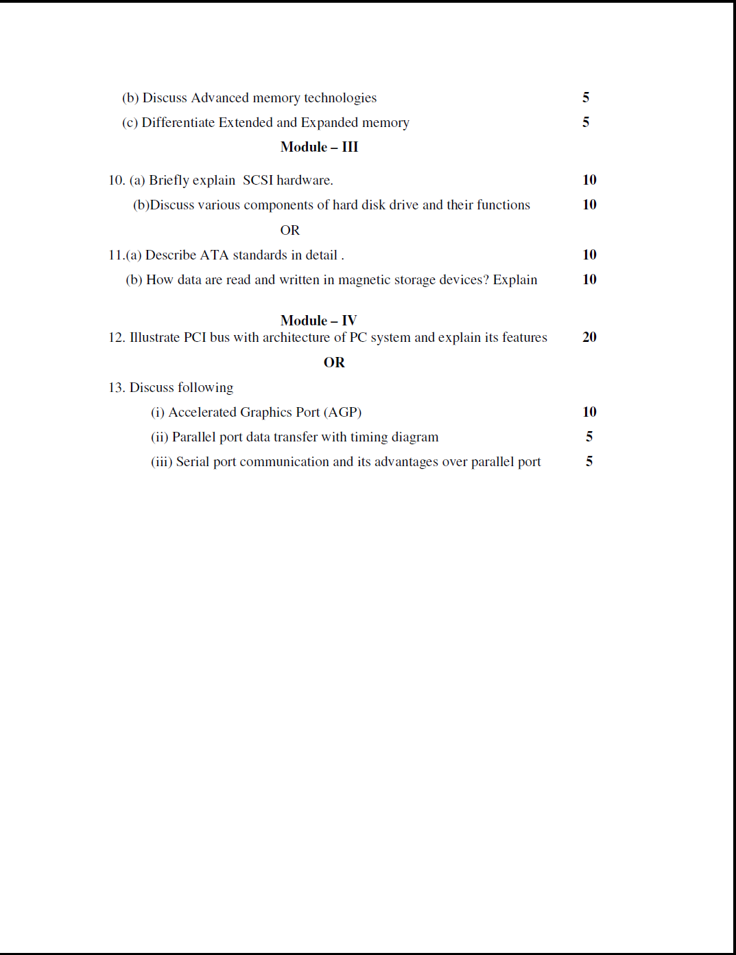 Kerala University B Tech Pc Hardware And InterFacing ( R ) 2016 ...