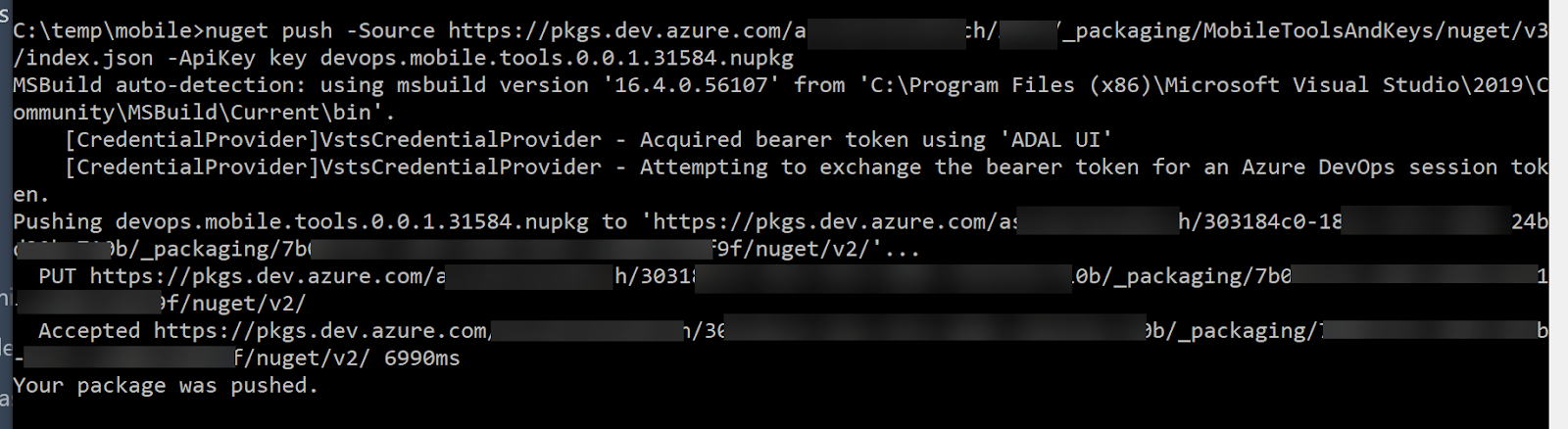 Chamindas Devops Journey With Msft Pushing Nuget Packages To Azure Devops Artifact Feeds Manually
