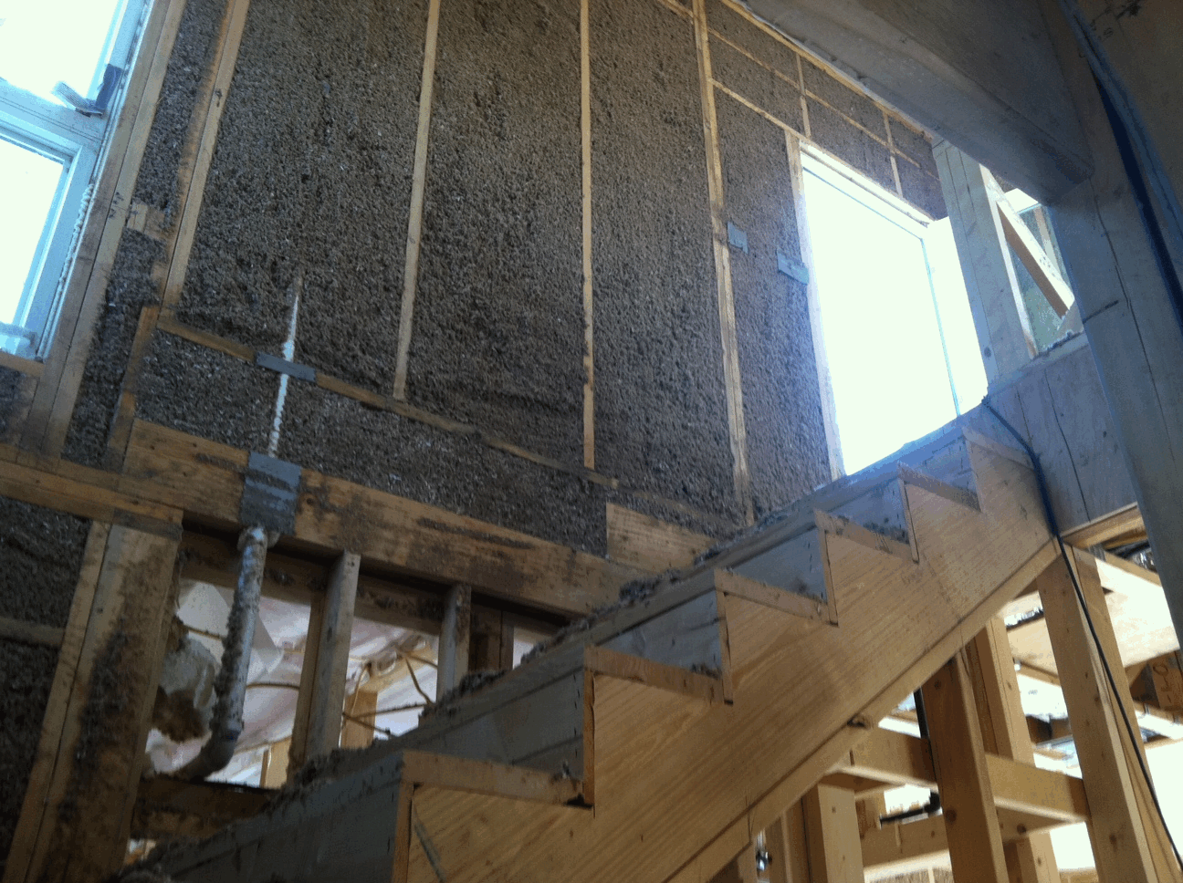 Casa de KP3 - a work in progress: Insulation complete; concrete outdoor ...