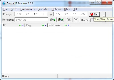 Scan IP dengan Angry IP Scanner - TEKNIK HACKING