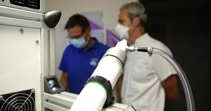 Invented a machine for quick diagnosis of corona virus