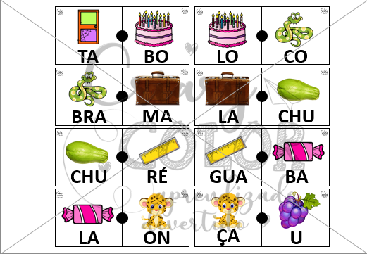 CRIARY COLOR : DOMINÓ DAS SÍLABAS