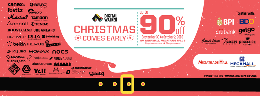 Manila Shopper: Digital Walker Christmas Comes Early SALE at SM ...