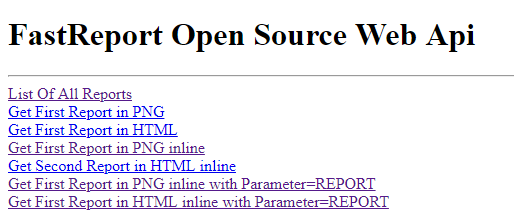 How To Use Fastreport Open Source In Aspnet Core Web Api Application